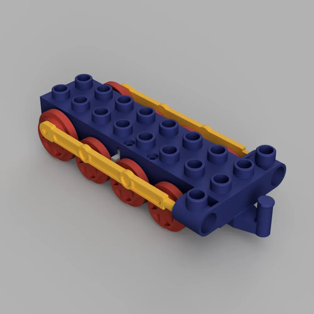 Electric Train for Duplo Tracks by LayerCraft MakerWorld: Download Free ...