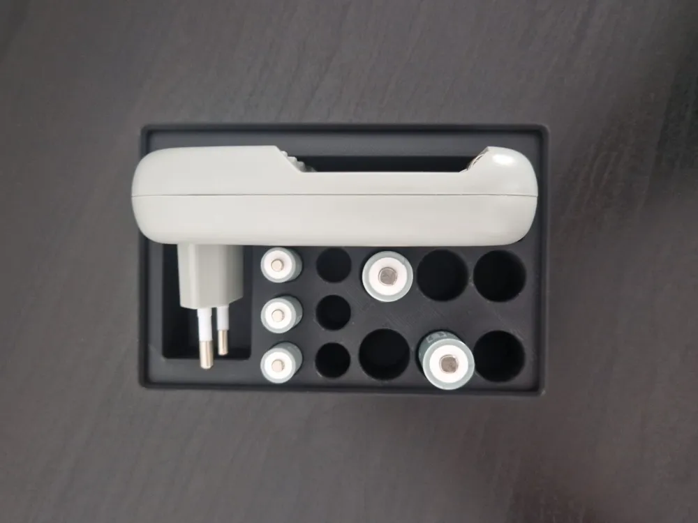 IKEA STENKOL Battery Charger Gridfinity 3x2 by h.kong - MakerWorld