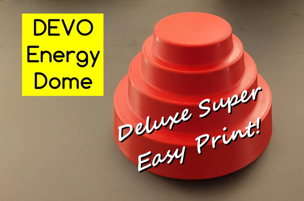 DEVO Energy Dome - Deluxe Super Easy Print by ArticulatedPotato ...