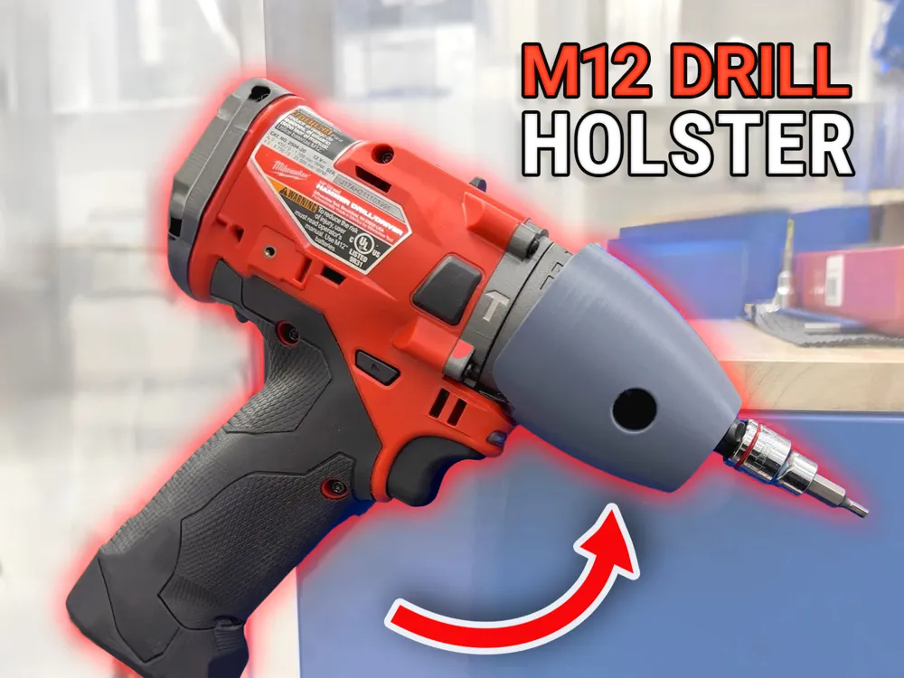 Milwaukee M12 Fuel 1/2" Driver Side Mount Holster Thing by PDX CNC ...