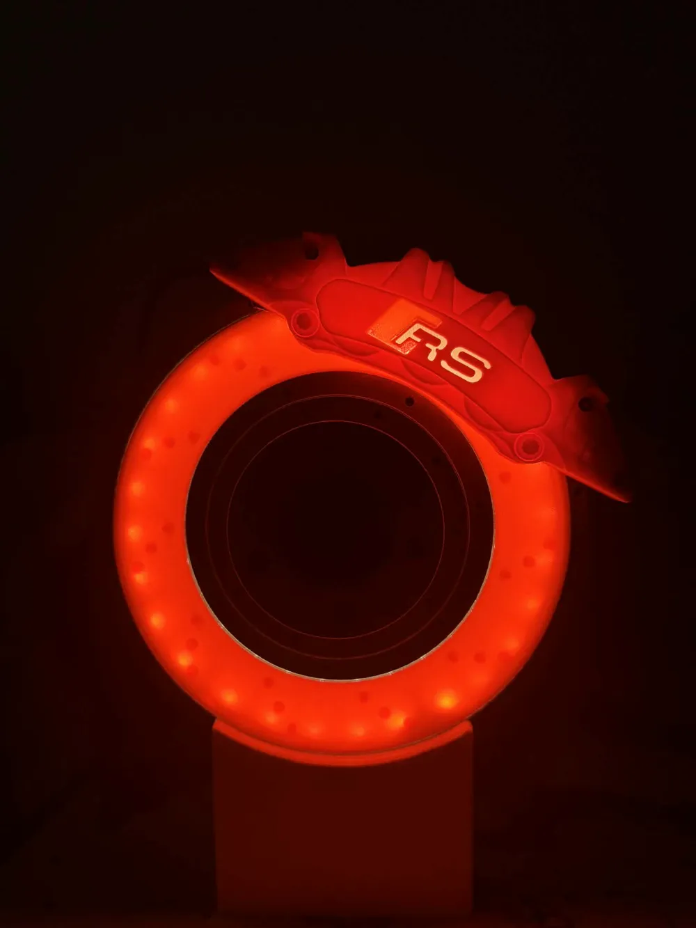 Audi RS Brake Disc LED Lamp - Free 3D Print Model - MakerWorld