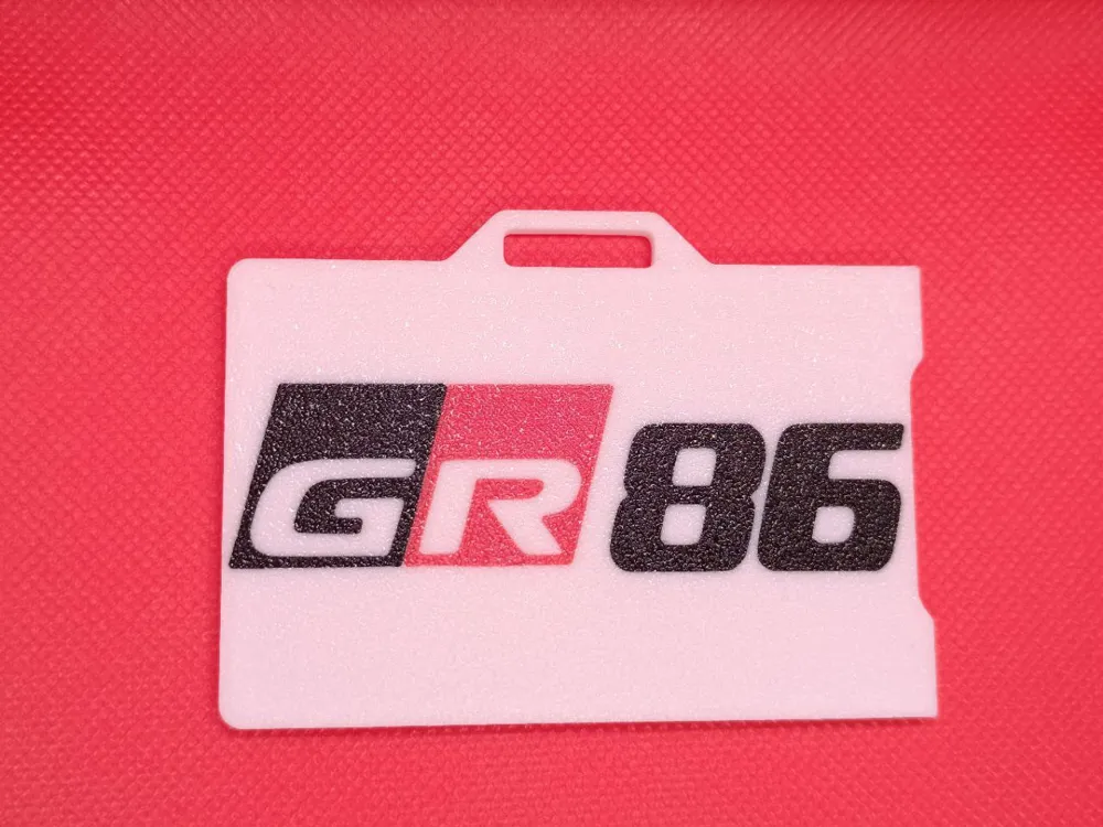 GR 86 Badge Holder by Zizzi93 MakerWorld: Download Free 3D Models