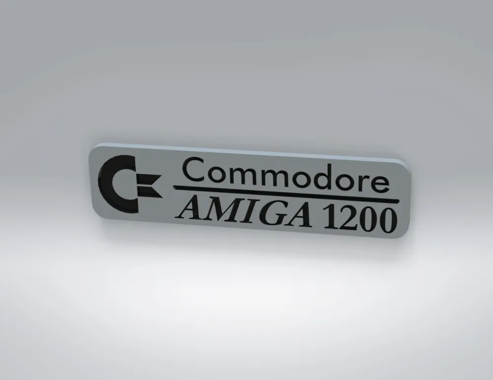 Commodore AMIGA 1200 Logo by vkalou MakerWorld: Download Free 3D Models