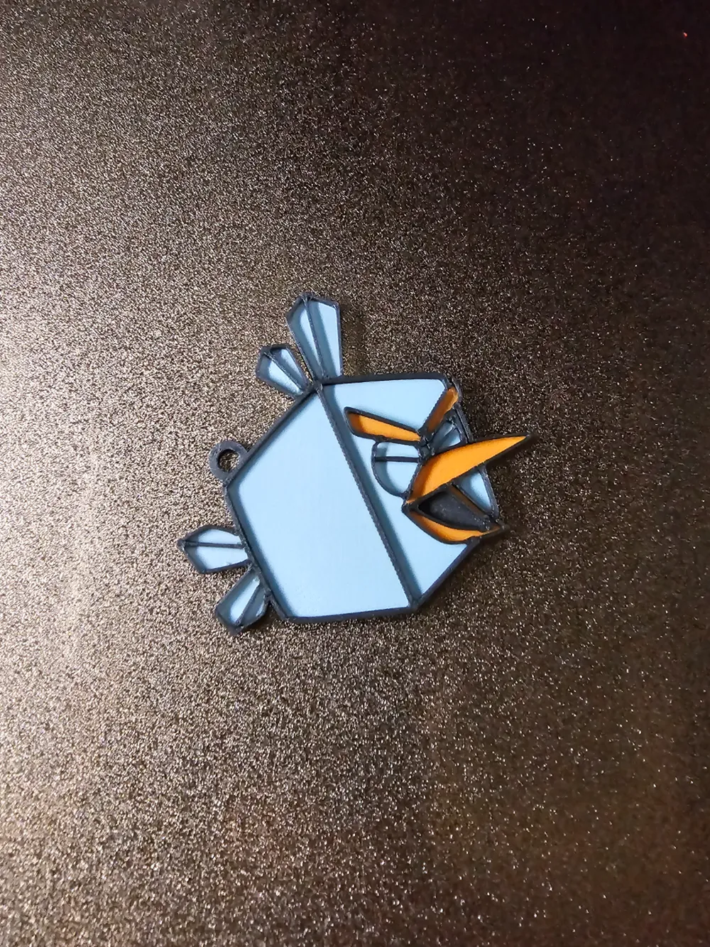 Angry Bird Ice bird keychain by geeklabs - MakerWorld