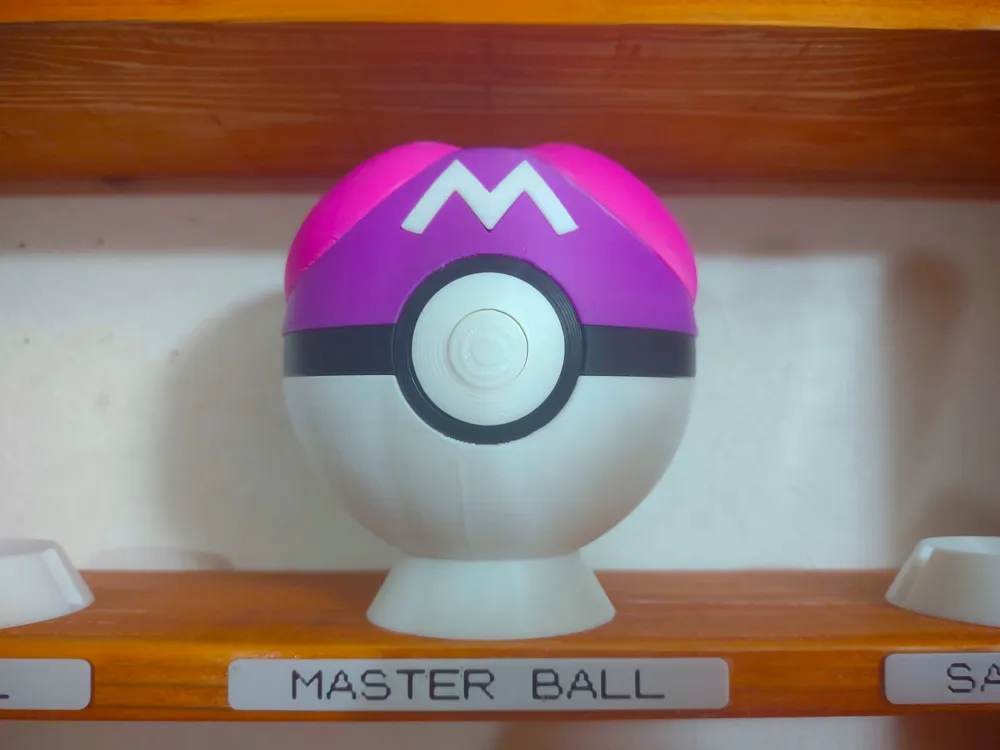 Master Ball (Auto-Opening) Remixed by CarlThePumpkinMan MakerWorld ...