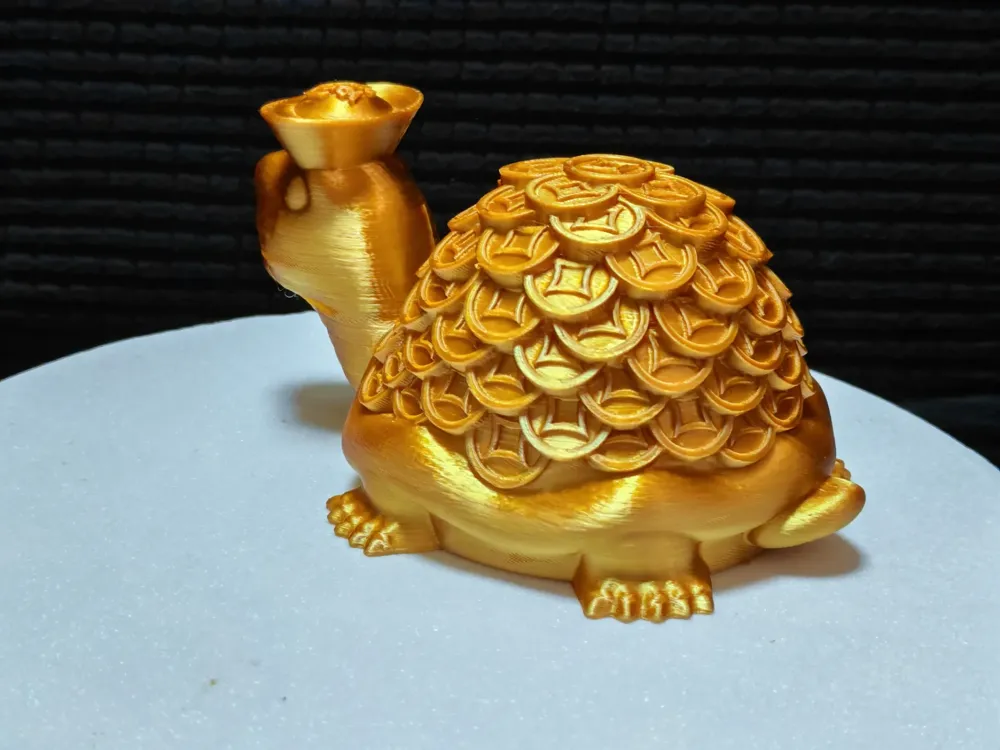 Prosperous Money Turtle, Golden Turtle Brings Fortune by ๖M๖ - MakerWorld