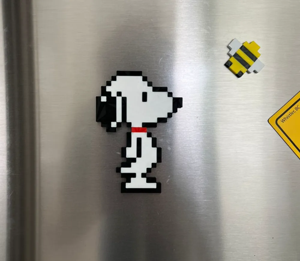 Snoopy fridge magnet by angrelou - MakerWorld