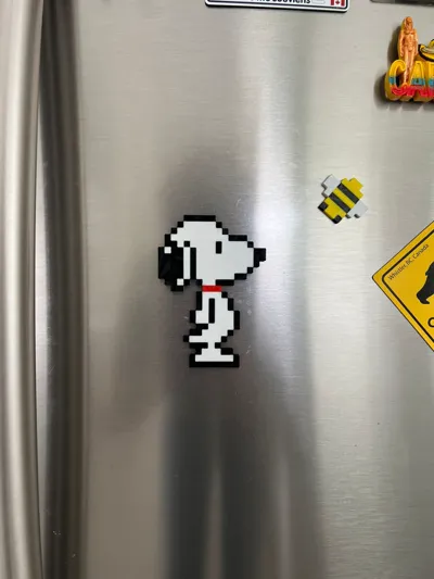 Snoopy fridge magnet by angrelou MakerWorld: Download Free 3D Models