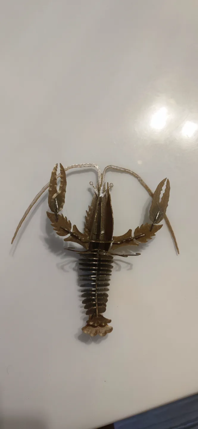Crayfish Model, Brick Assembly, Figurine by 柒玳 aidai - MakerWorld