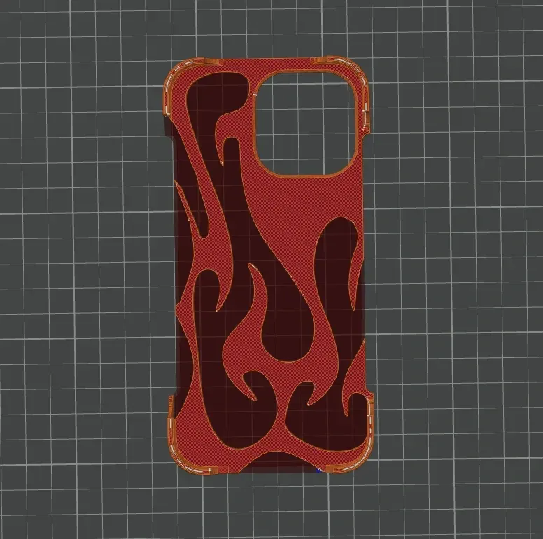 Nezha: Nezha's Fierce Fire Creative Phone Case by Digital 365 - MakerWorld