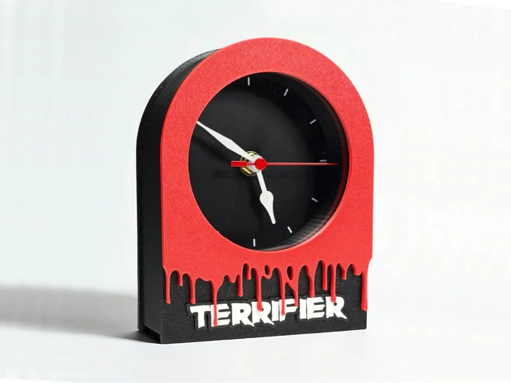 Terrifier 4" Face Desk Clock by nfocus design MakerWorld: Download Free ...