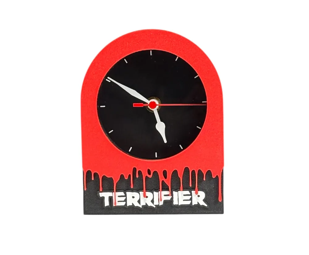 Terrifier 4" Face Desk Clock by nfocus design MakerWorld: Download Free ...