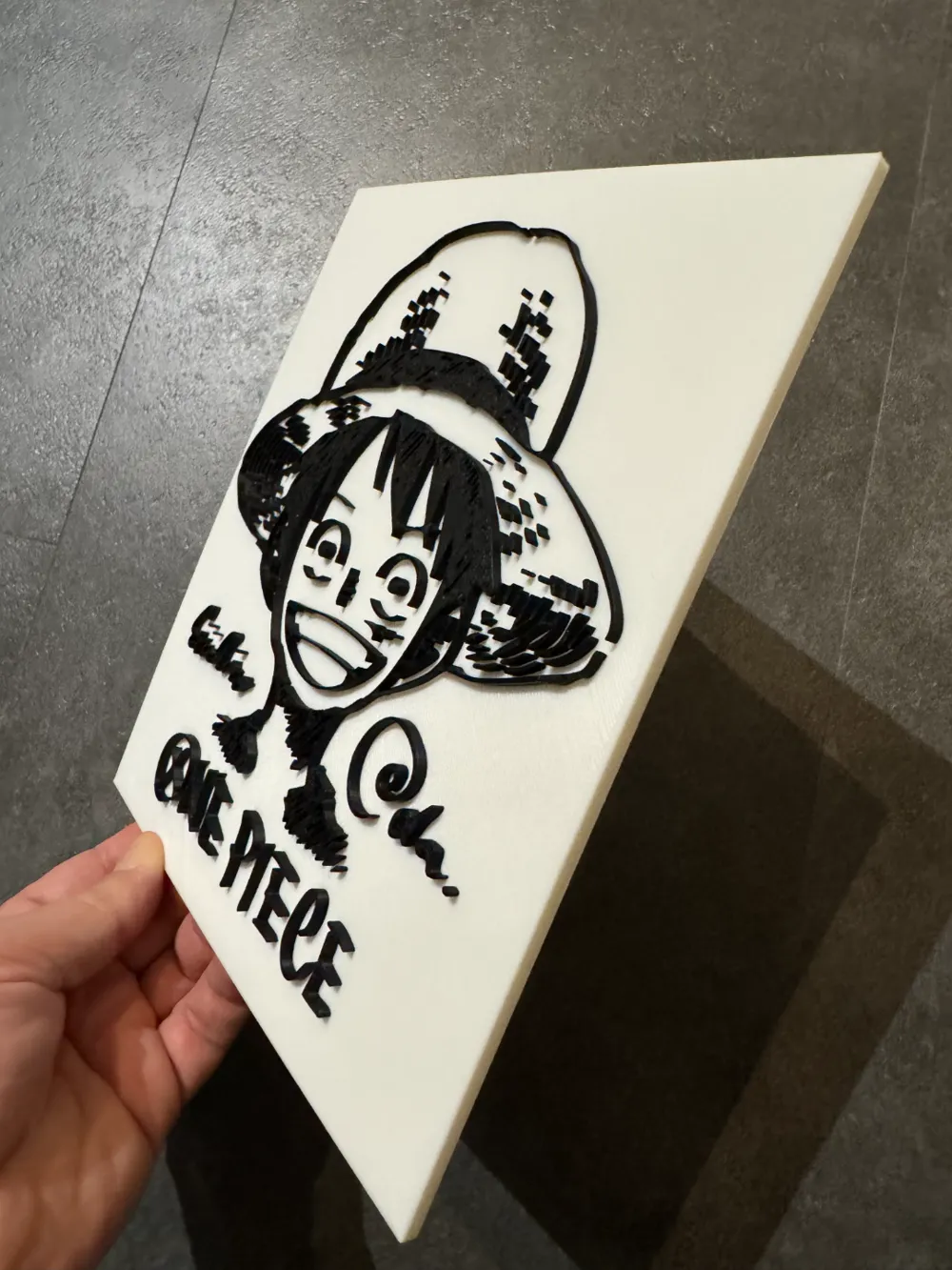 Original Luffy One Piece hand drawn - Eiichiro Oda - Free 3D Print ...