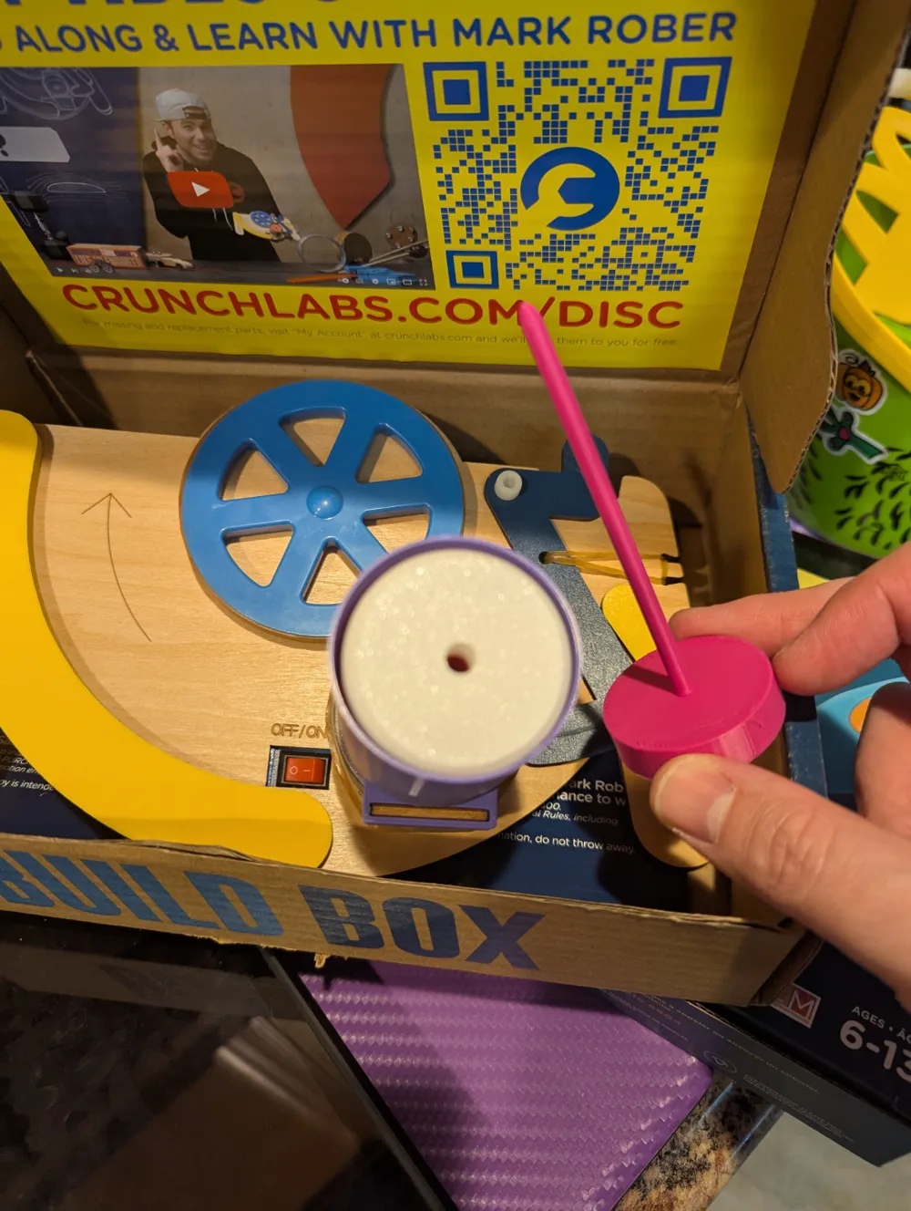 Crunch Labs disc loader by rboskind - MakerWorld