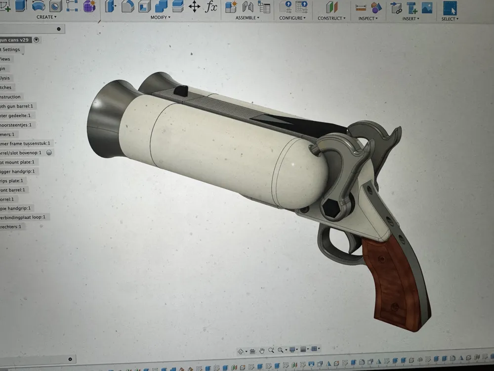 Boomstick gun cool box for 2 coke cans - Free 3D Print Model - MakerWorld