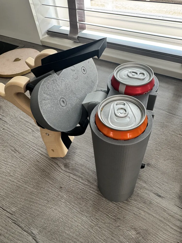 Boomstick gun cool box for 2 coke cans - Free 3D Print Model - MakerWorld