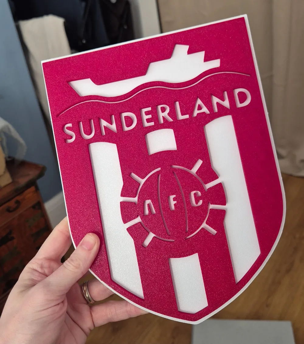 Old SAFC Sunderland Badge - No AMS Needed by stresd MakerWorld ...