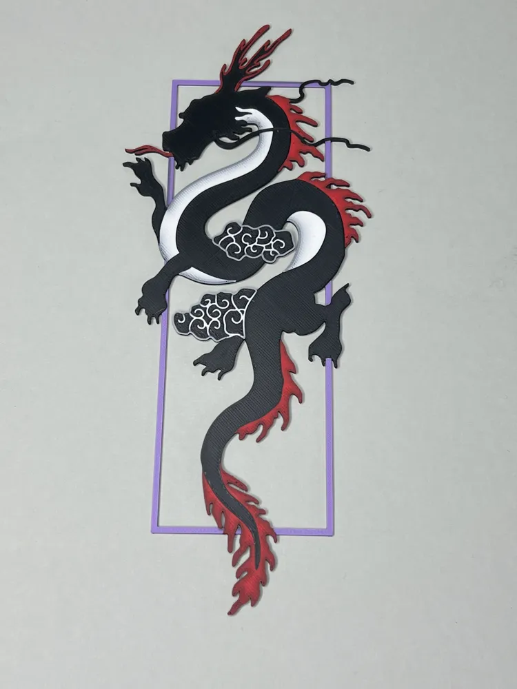 Dragon Bookmark 2D Art by FörsterSeppMakerWorld: Download Free 3D Models