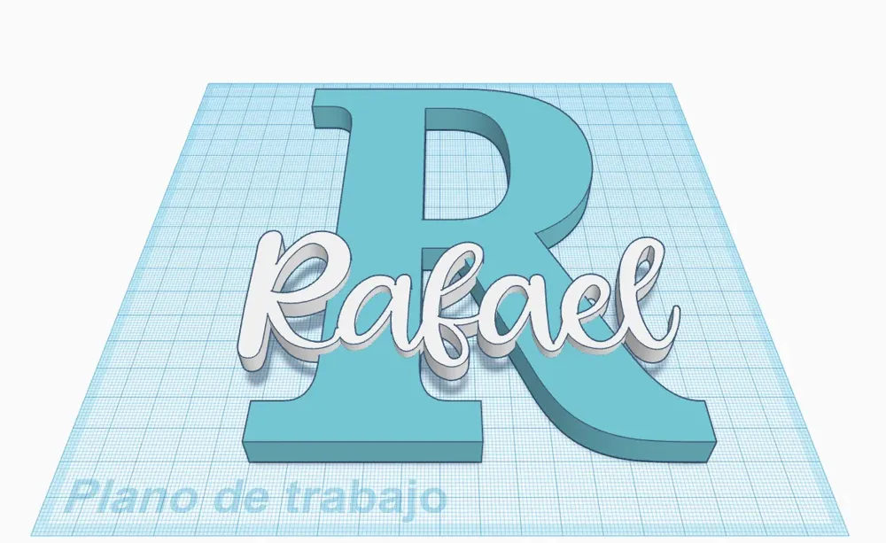 Rafael Name with initial by manowar84 - MakerWorld