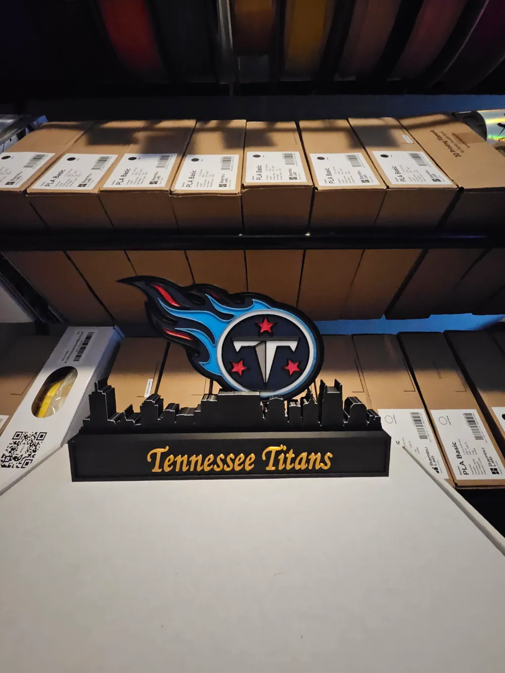 Tennessee Titans with skyline of Tennessee NFL by Rotterdam_3d_Art ...