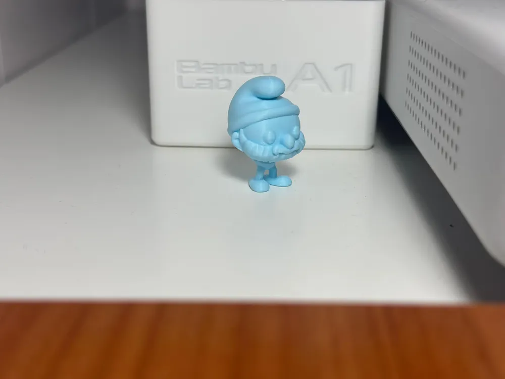 Papa Smurf Keychain - Funko Style - Free 3D Print Model - MakerWorld