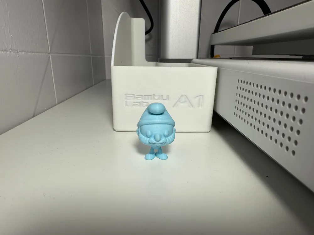 Papa Smurf Keychain - Funko Style - Free 3D Print Model - MakerWorld