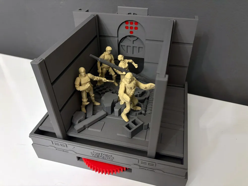 Star Wars Trash Compactor Diorama – Movable by duke78 MakerWorld ...
