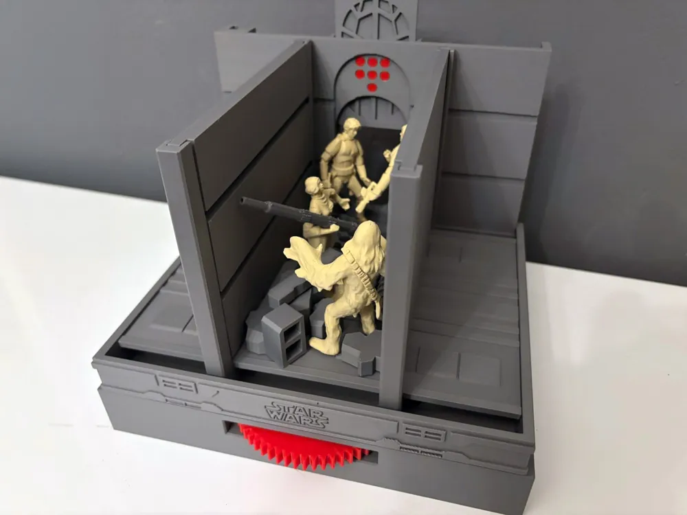 Star Wars Trash Compactor Diorama – Movable by duke78 MakerWorld ...
