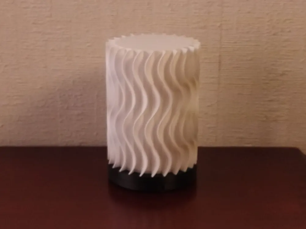Mini Two Wave Lamp - Free 3D Print Model - MakerWorld