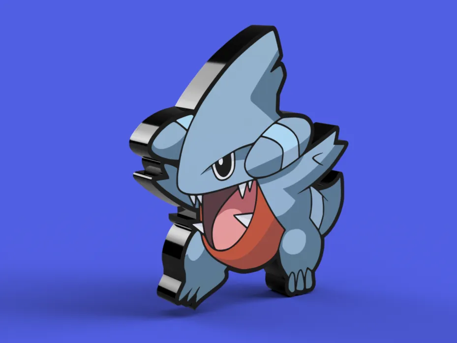 Gible Lightbox by Sitsero - MakerWorld