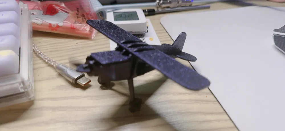 Assemble a single-wing plane 拼装单翼机 by QAQ - MakerWorld