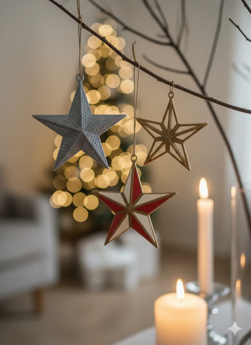 Star ornament - Free 3D Print Model - MakerWorld