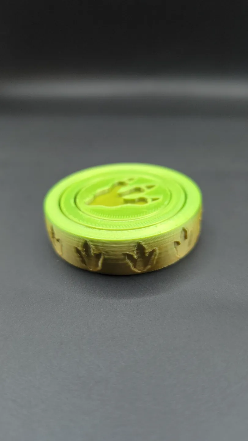 Dino Feet Gyro Ring Fidget Spinner by PrintCraft MakerWorld: Download ...