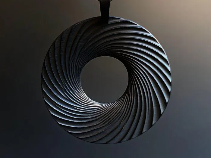 Eternal Spiral Pendant – Symbol of Infinite Movement - Free 3D Print ...