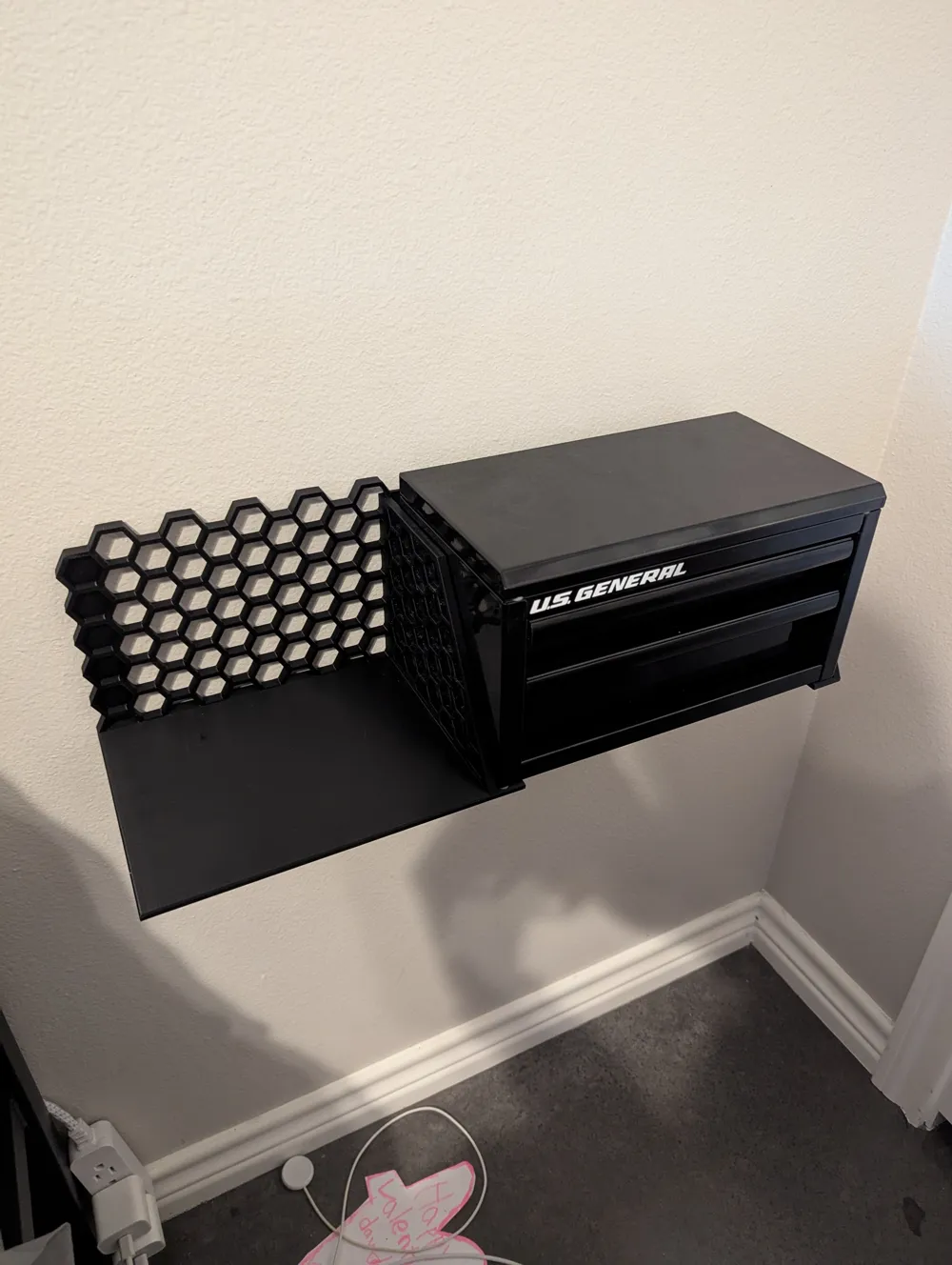 Mini Tool Box Floating Shelf (HSW Compatible) - Free 3D Print Model ...