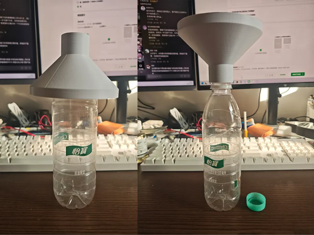 Second Generation Threaded Integrated Storage Funnel - Free 3D Print ...