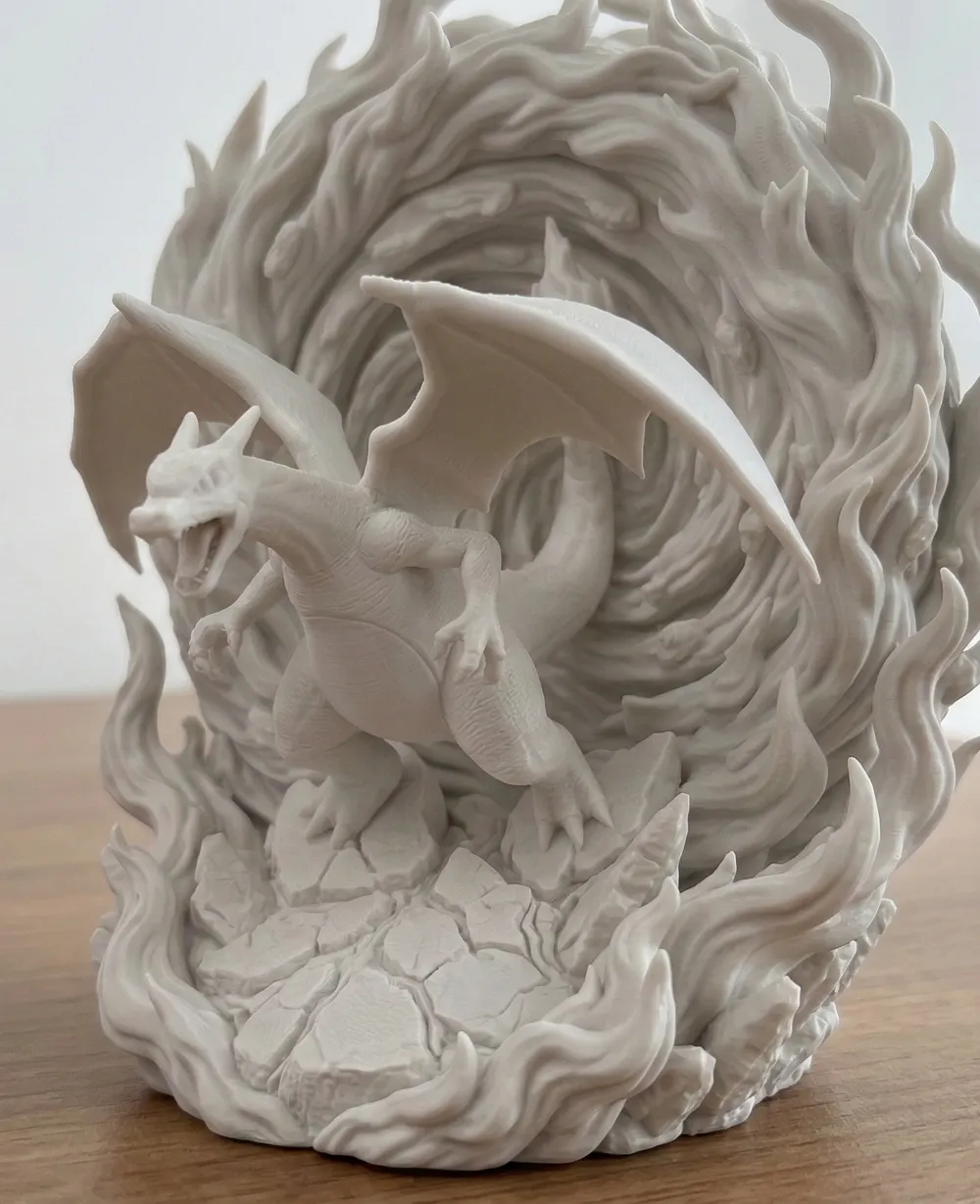Charizard Inferno Diorama - Dragon - Free 3D Print Model - MakerWorld