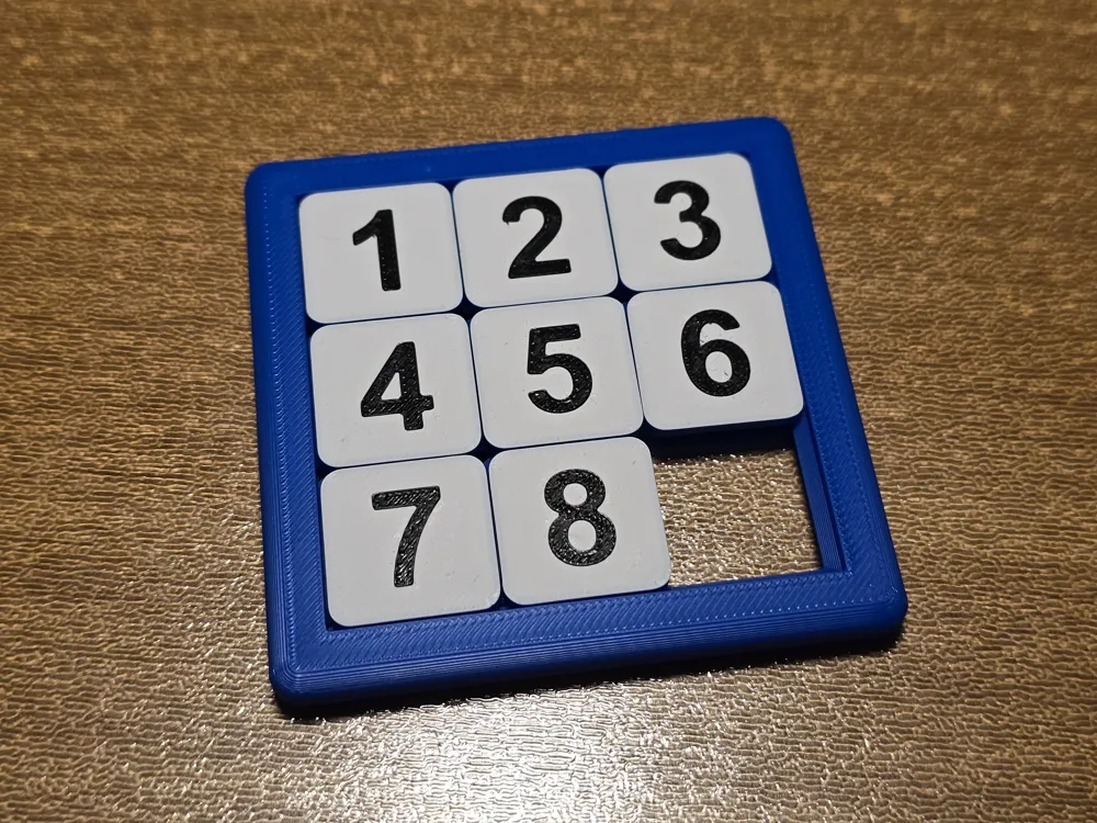 Customizable Sliding Puzzle (Parametric) - Free 3D Print Model - MakerWorld