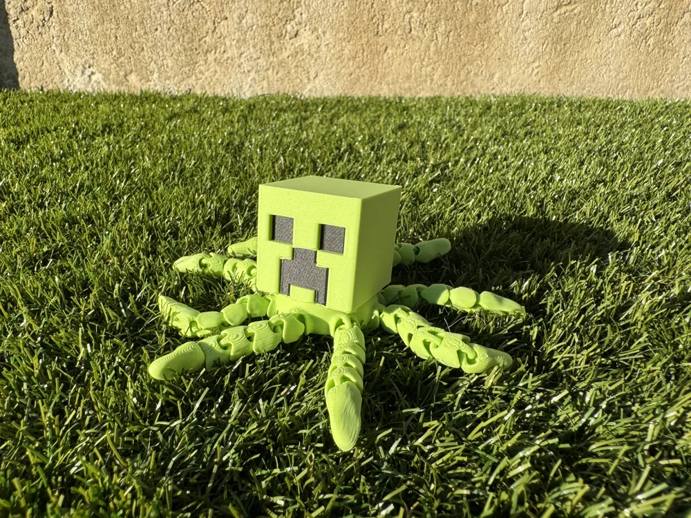 Creeptopus, o polvo do Minecraft por Paulies PrintsMakerWorld: Baixe ...