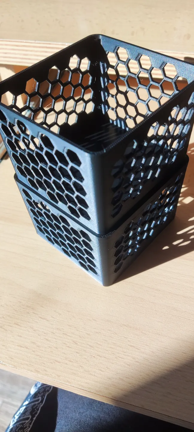 Small Hex basket / tray / bin | stackable ! by Kroduk - MakerWorld