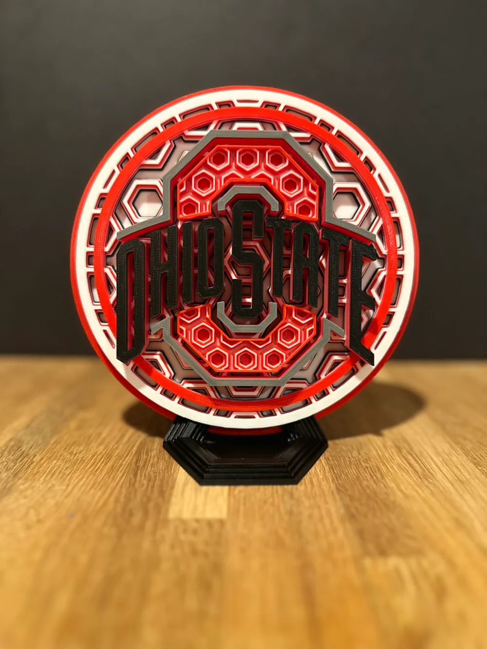 Ohio State University Buckeyes Dimensional Mosaic by Richie Rich Richie ...