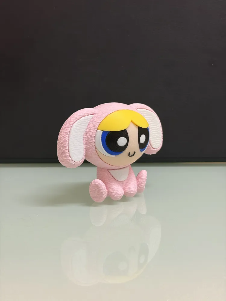 Powerpuff Girls, costume da coniglio di Bubbles (stampato a pezzi ...