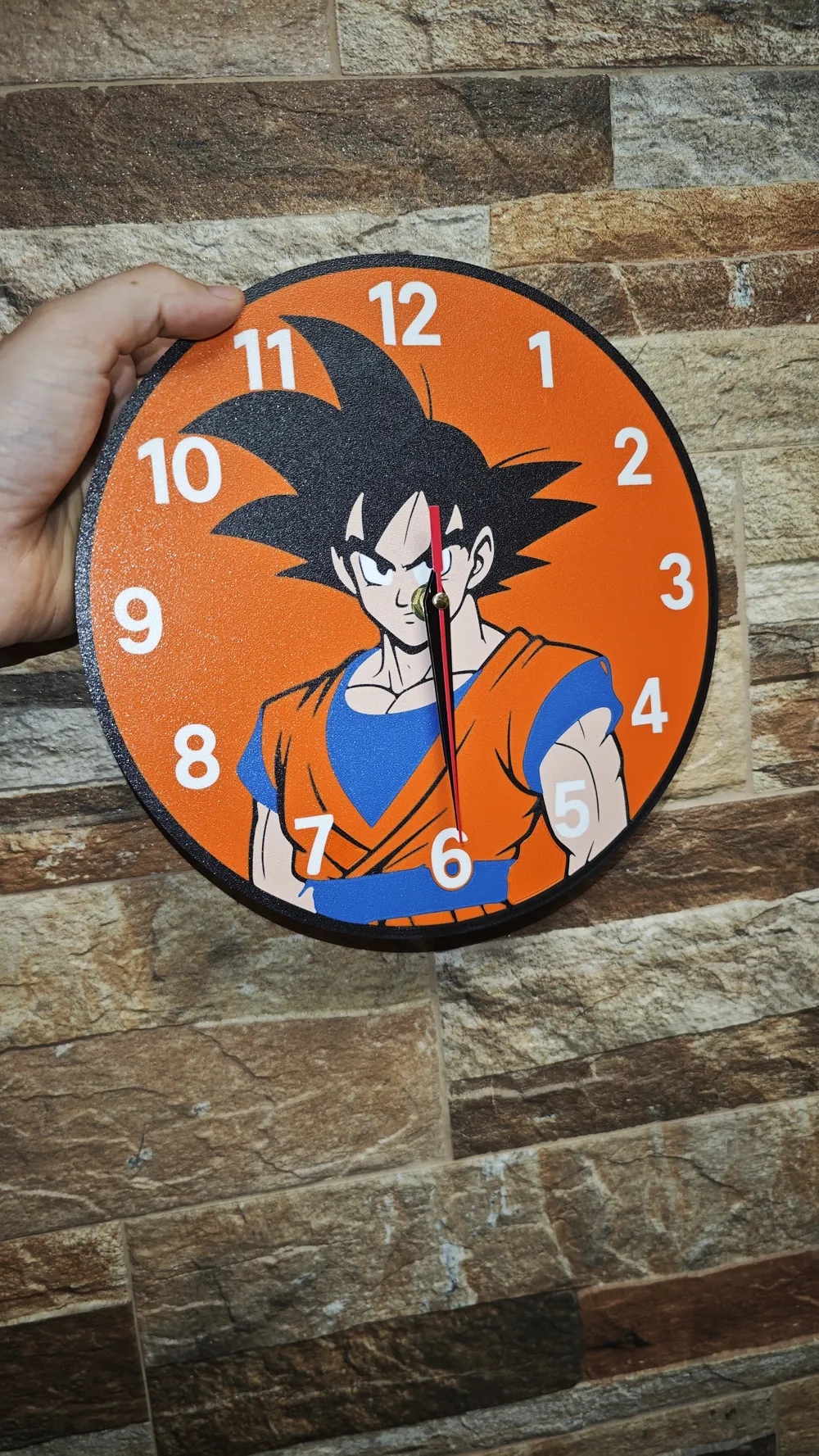 GOKU Wall Clock - Free 3D Print Model - MakerWorld