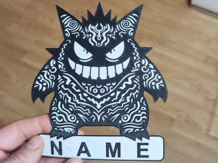 Gengar Pokémon-Your Name - Free 3D Print Model - MakerWorld