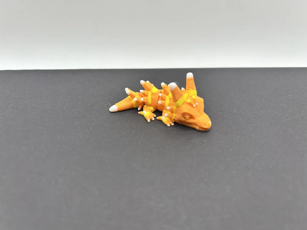 Snack-Size Candy Corn Dragon by Meyerhouse MakerWorld: Download Free 3D ...