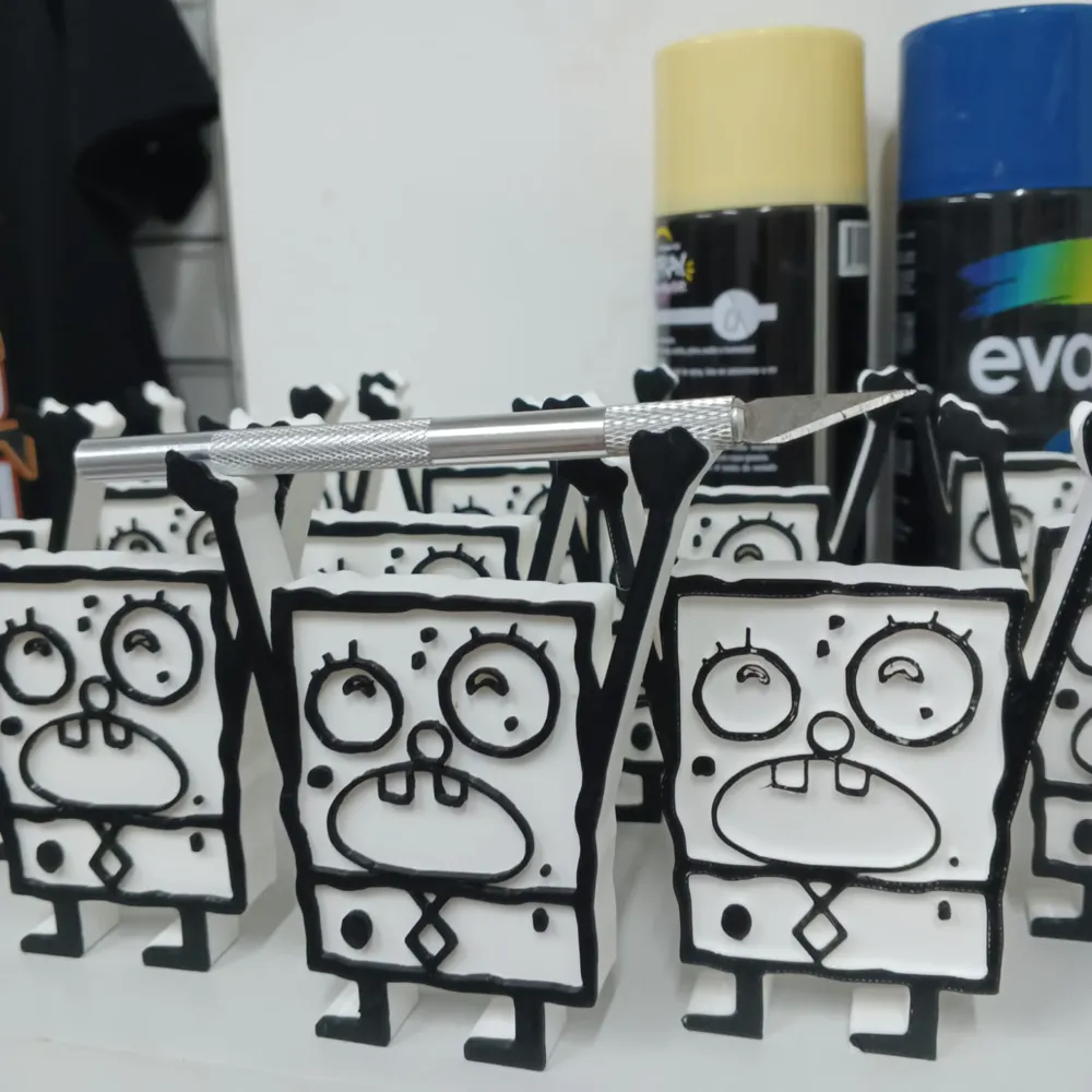 Chico Trazo SpongeBob DoodleBob - Free 3D Print Model - MakerWorld