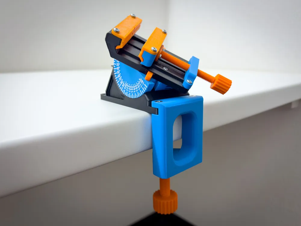 Multi-axis vice with interchangeable attachments. - Free 3D Print Model ...