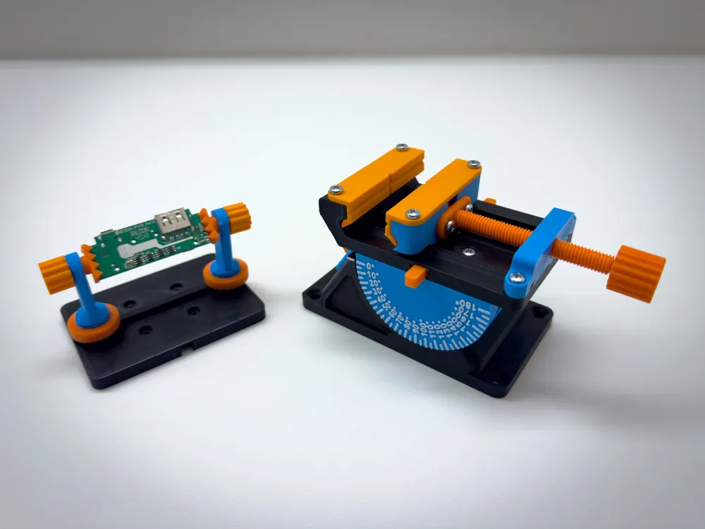 Multi-axis vice with interchangeable attachments. - Free 3D Print Model ...