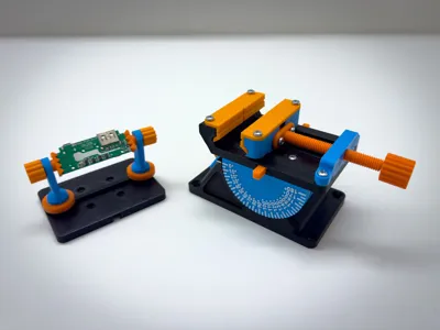 Multi-axis vice with interchangeable attachments. by sdaendi MakerWorld ...