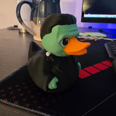 Frankenstein Rubber Ducky Toy Monster Figure by johnnyTbird MakerWorld ...